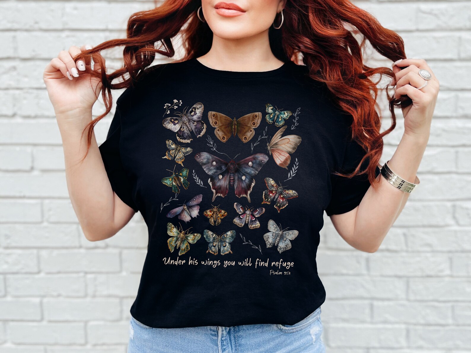 Moth Shirt Moth T Shirt Whimsigoth Shirt Fairycore Shirt Gothic Clothes ...