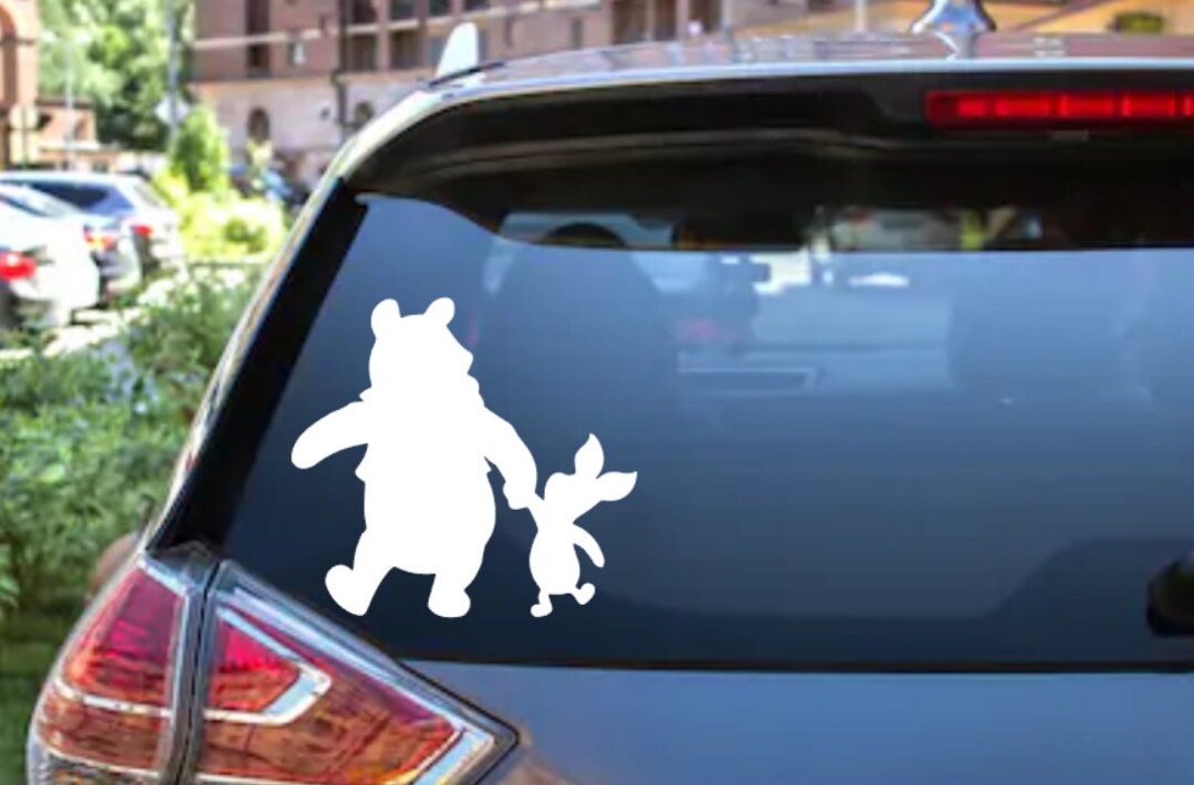 Pooh and Piglet Decal - Sticker for Car Window, Laptop, Tumbler or ...