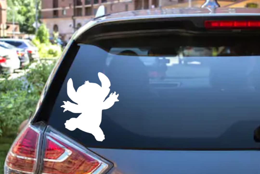 Stitch Decal - Sticker for Car Window, Laptop, Tumbler or Water Bottle ...