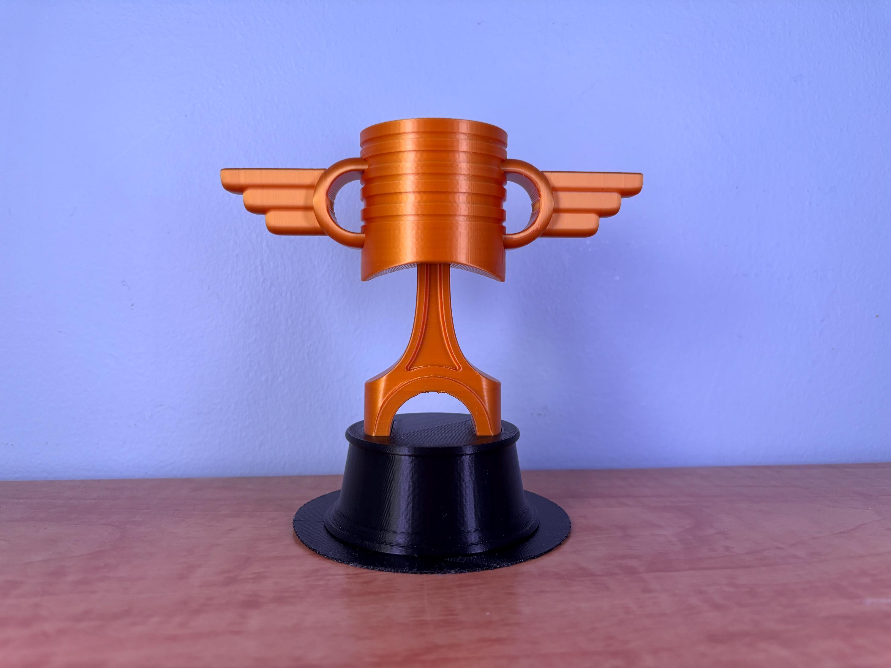 3D Printed Piston Cup - From Disney Pixar Film "cars" - Piston Cup Cars ...