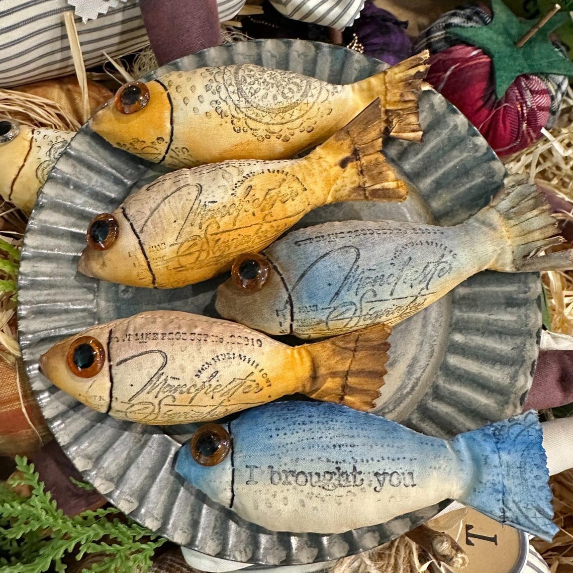 Yellow Croaker Brooch, Handmade Fabric Brooch, Customized Gift, Can Be ...