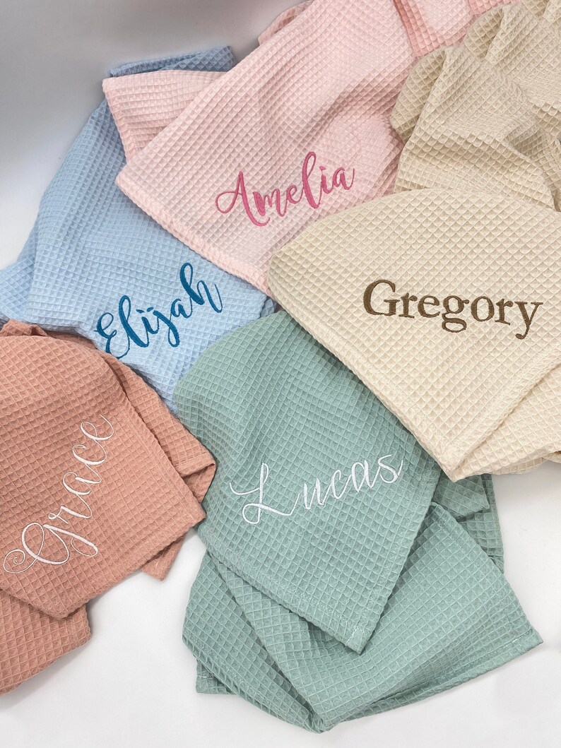 Personalized Baby Blanket, High-quality Natural Cotton Blanket With ...
