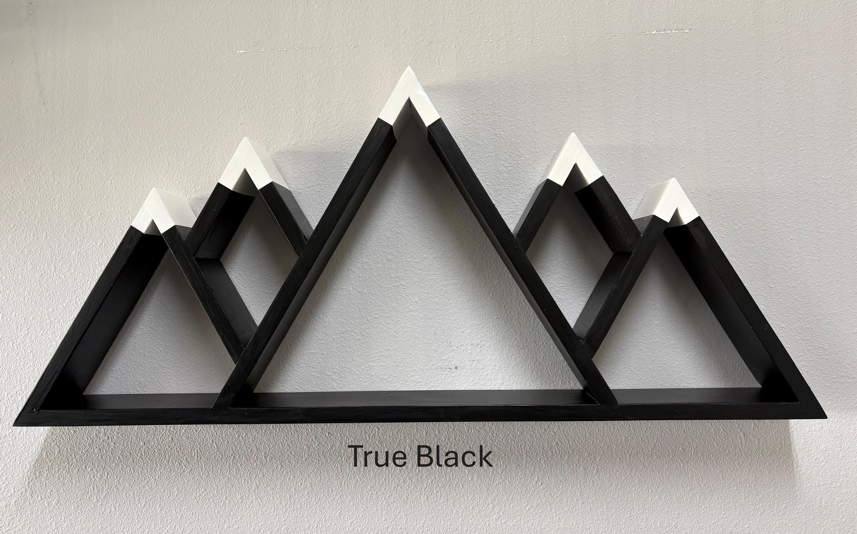 Wood Mountain Shelf 5 Peak Rustic Decor Nursery Room Decor Adventure ...