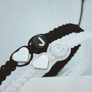 Personalised Couples Matching Bracelet, Custom Matching Bracelets for ...