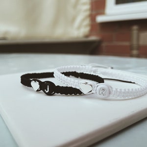 Personalised Couples Matching Bracelet, Custom Matching Bracelets for ...