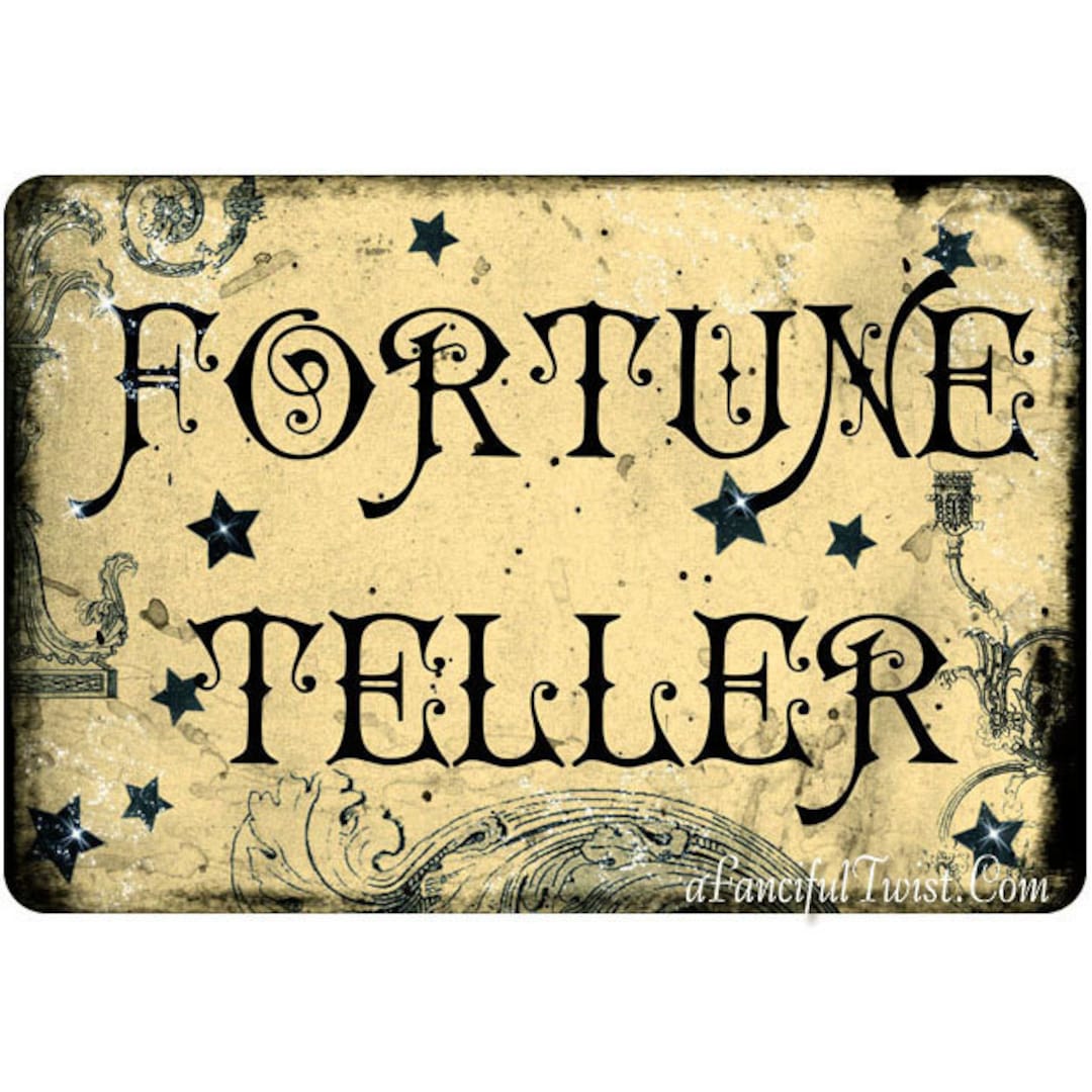 Fortune Teller - 5 Postcard Set - Etsy