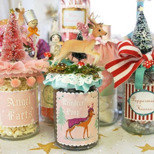 Christmas Jar Sticker Labels - 8 - Etsy