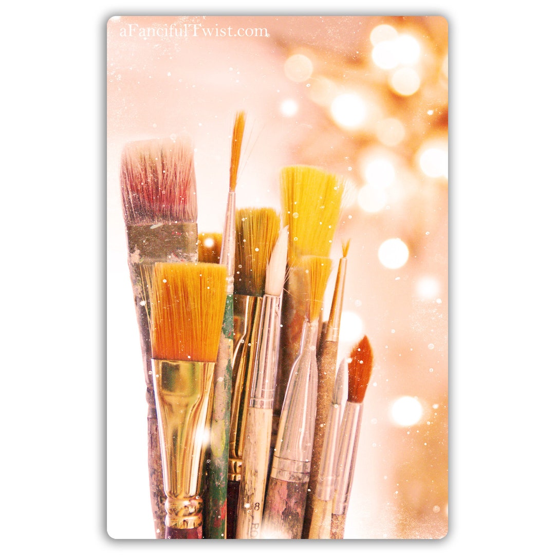 Vintage Brushes - 5 Postcard Set - Etsy
