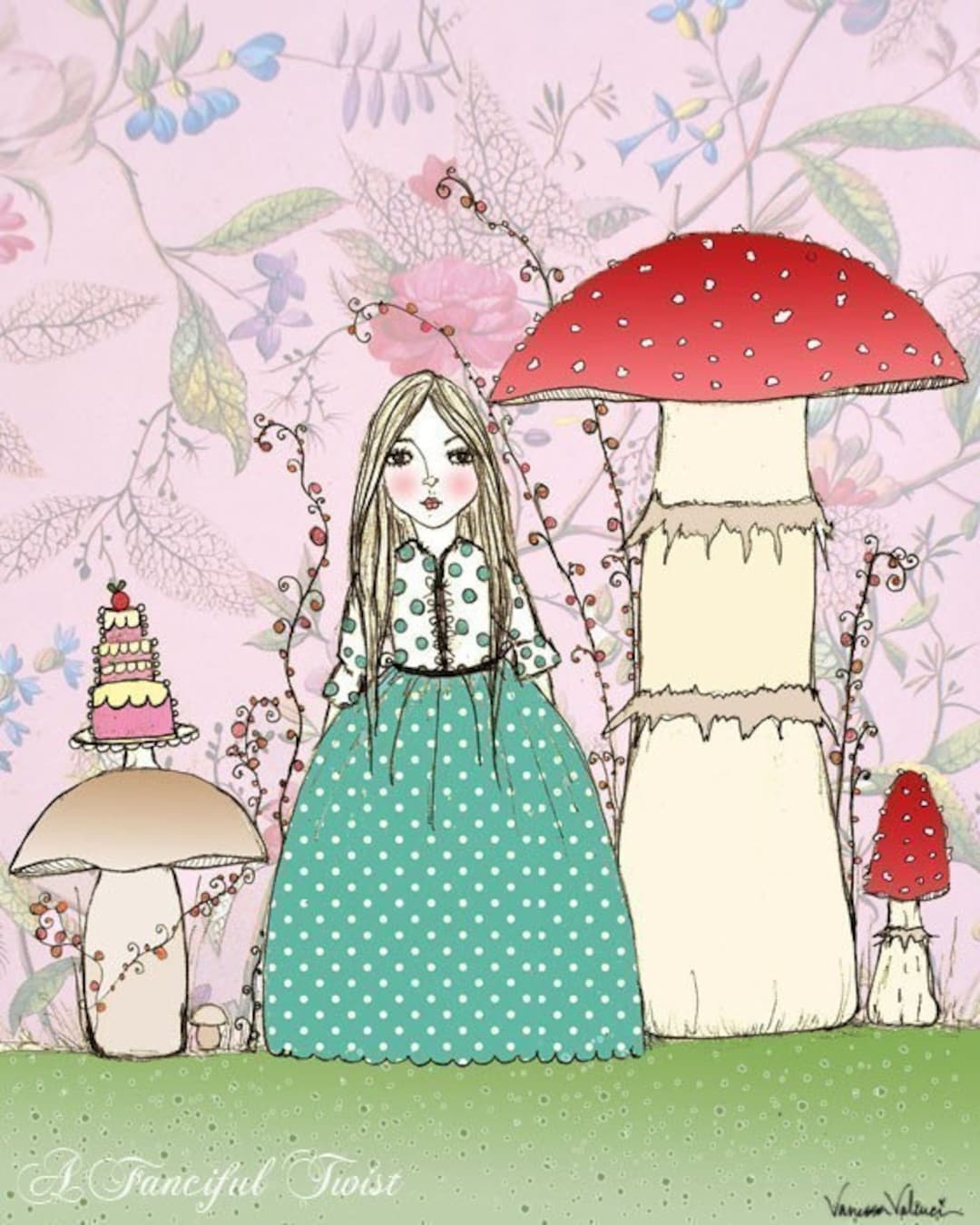 She Dreamed Herself a Fungi Garden - Etsy
