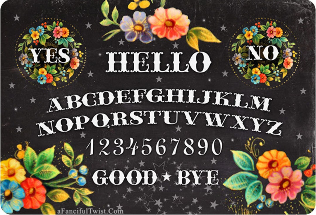 Floral Spirit Board- 5 Postcard Set - Etsy