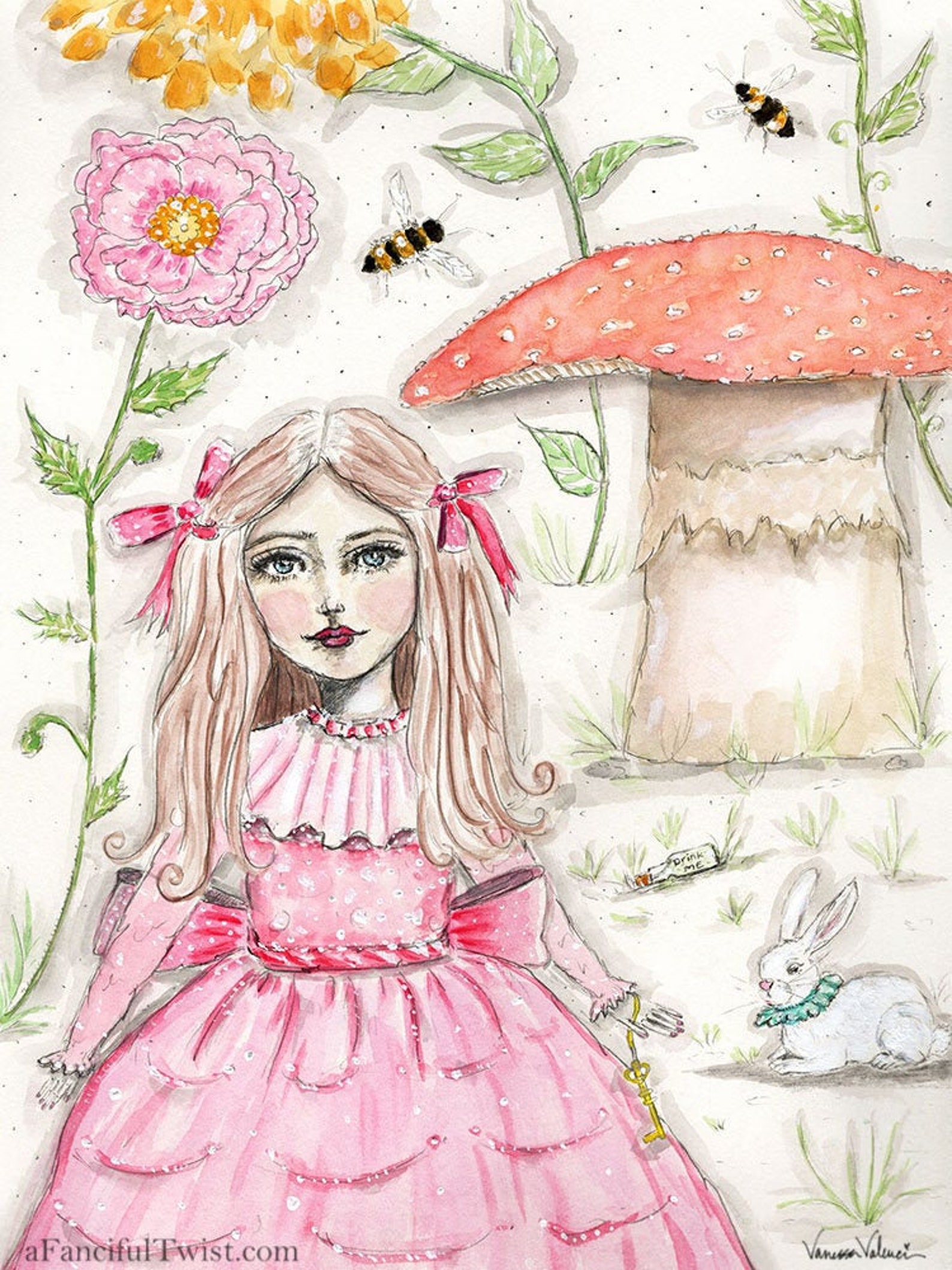 Alice in the Secret Garden - Etsy