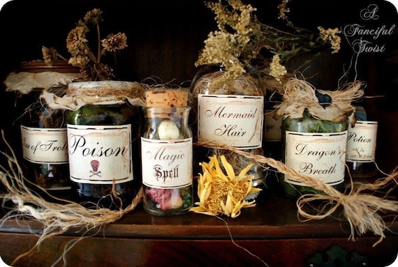 Potions and Spells Enchantment Set 10 Ingredient | Etsy