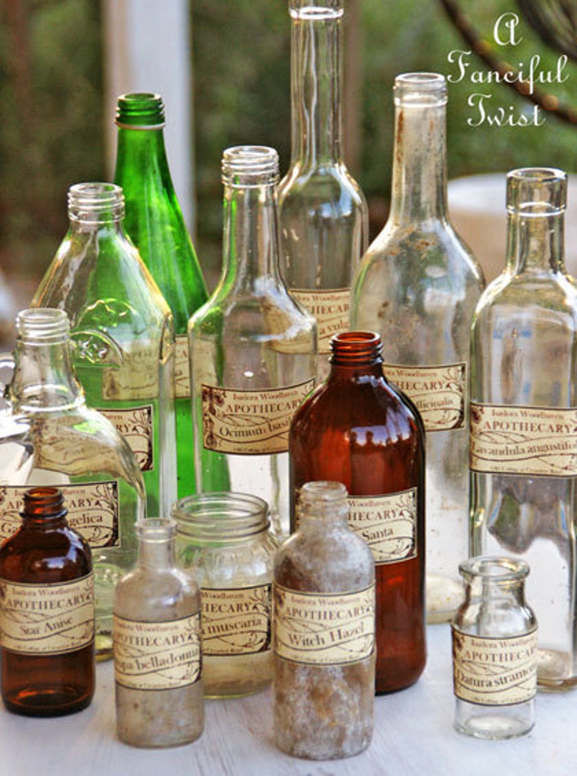 15 Herb Spell & Potion Labels Isadora Woodhaven Apothecary - Etsy