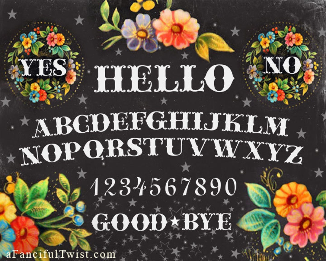 Floral Spirit Board - 8" X 10" Print - Etsy