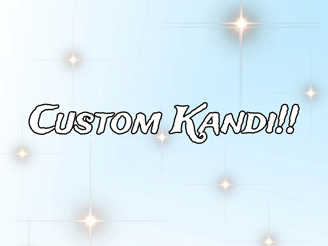 CUSTOM Design Kandi Art - Etsy
