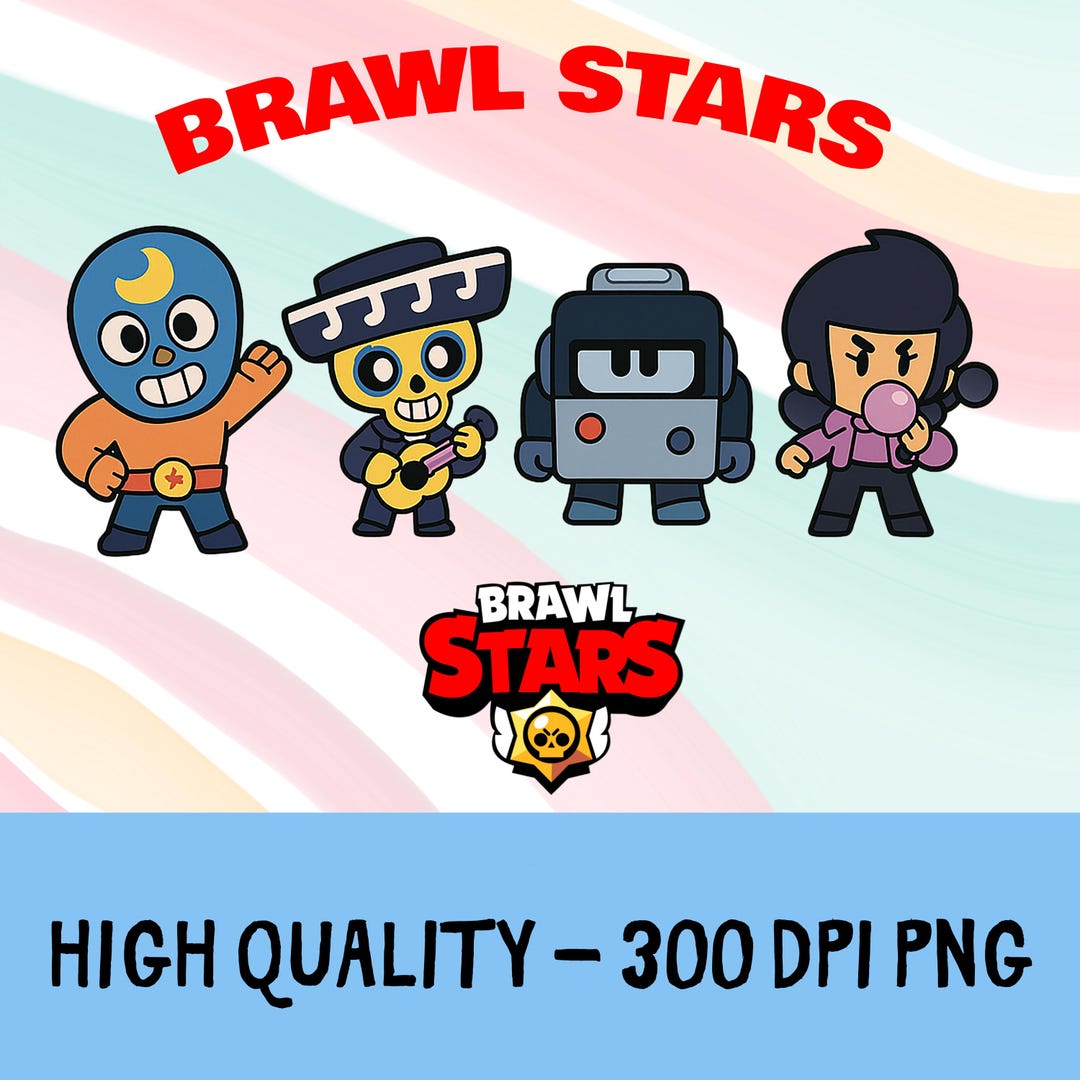 Brawl Stars PNG, Brawl Stars Characters PNG, Brawl Stars Shirt Png ...