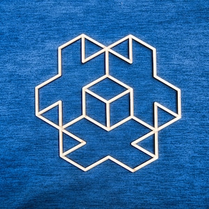 Tesseract Wall Art Collection: Hypercube, Floating Cube, Sacred ...