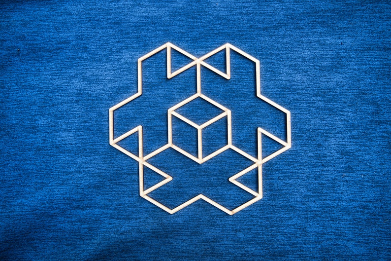 Tesseract Wall Art Collection: Hypercube, Floating Cube, Sacred ...