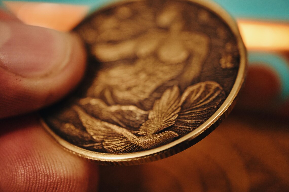 Aphrodite's Repose- Brass Coin of Aphrodite - Etsy