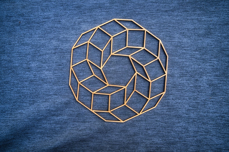 Tesseract Wall Art Collection: Hypercube, Floating Cube, Sacred ...