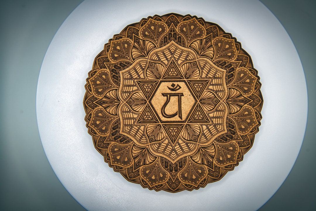 Heart Chakra - Wall Art Talisman - Mandala Gift for Spiritual Healing ...