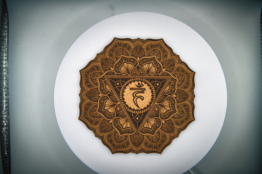 Throat Chakra - Wall Art Talisman - Mandala Gift for Spiritual Healing ...