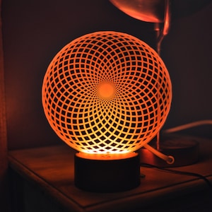 Sacred Geometry Torus High Vibrational Pattern | USB LED Light Base - Etsy