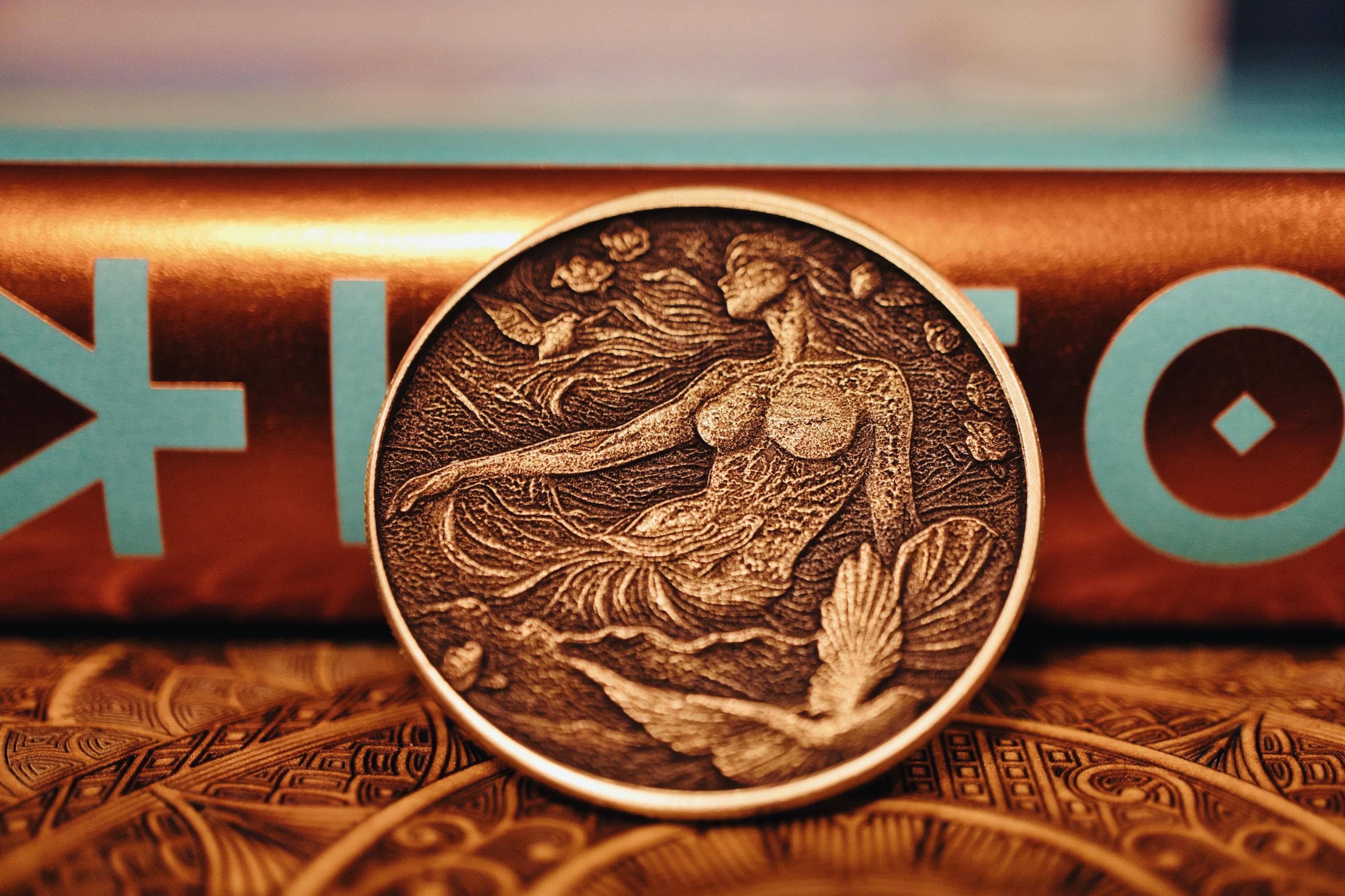 Aphrodite's Repose- Brass Coin of Aphrodite - Etsy