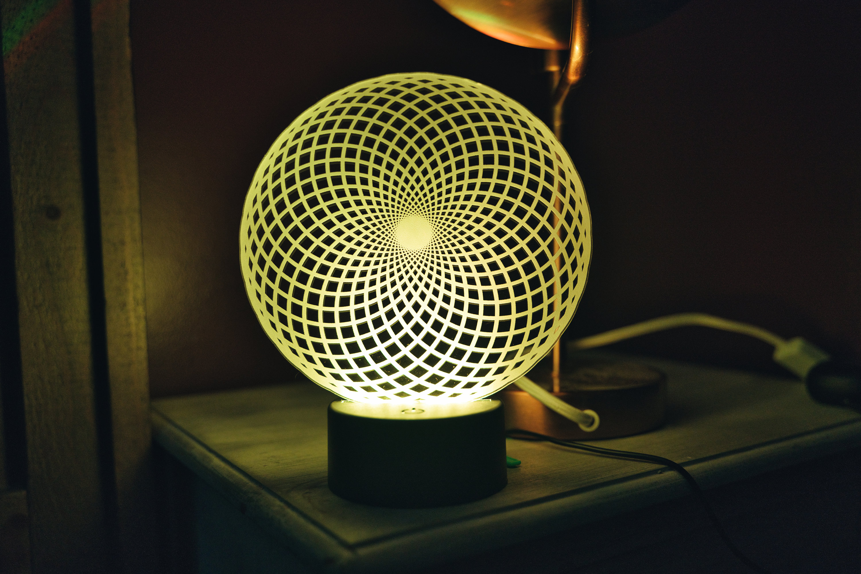 Sacred Geometry Torus High Vibrational Pattern | USB LED Light Base - Etsy