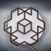 Tesseract Wall Art Collection: Hypercube, Floating Cube, Sacred ...
