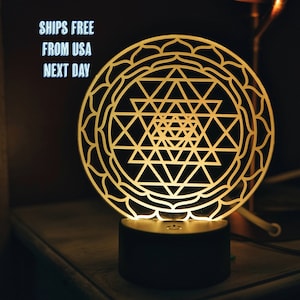 Sacred Geometry Sri Yantra Variation With High Vibrational Pattern and ...