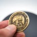 Enchanted Elephant Brass Coin: Lucky Collectible Piece - Etsy