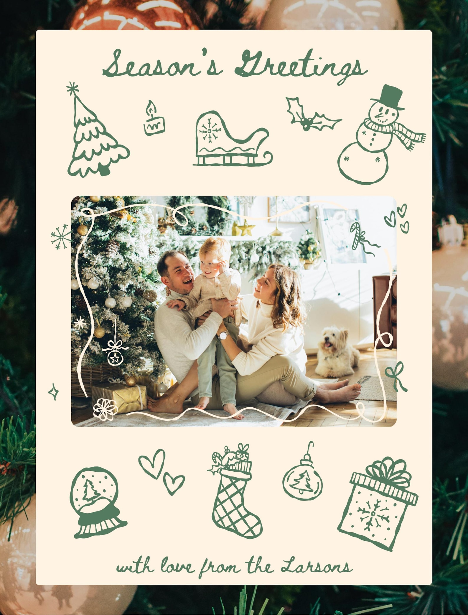 Hand Drawn Whimsical Christmas Illustrations, Winter SVG PNG, Holiday ...