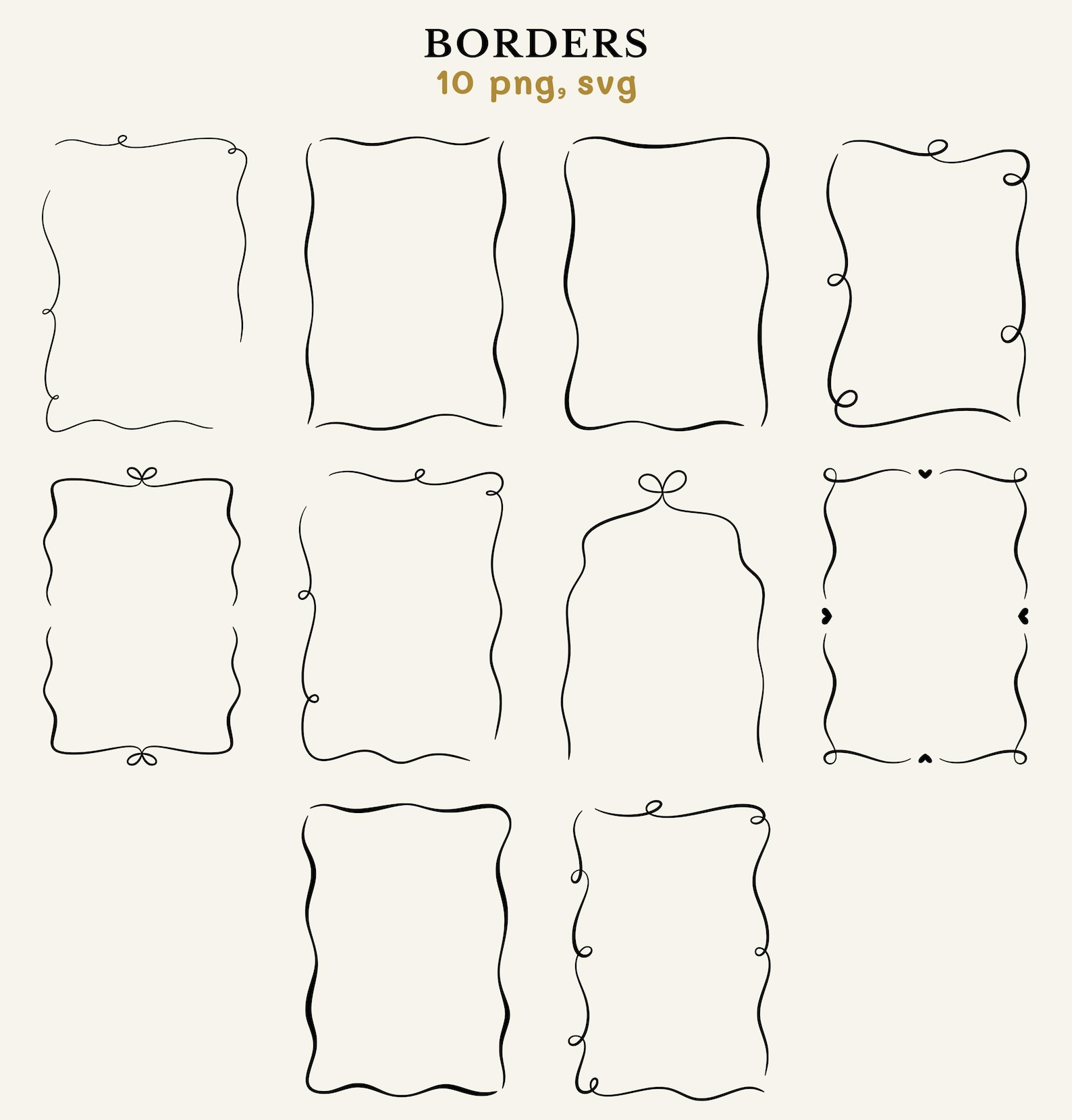 Hand Drawn Birthday Doodle SVG Bundle, Balloon Illustrations, Whimsical ...