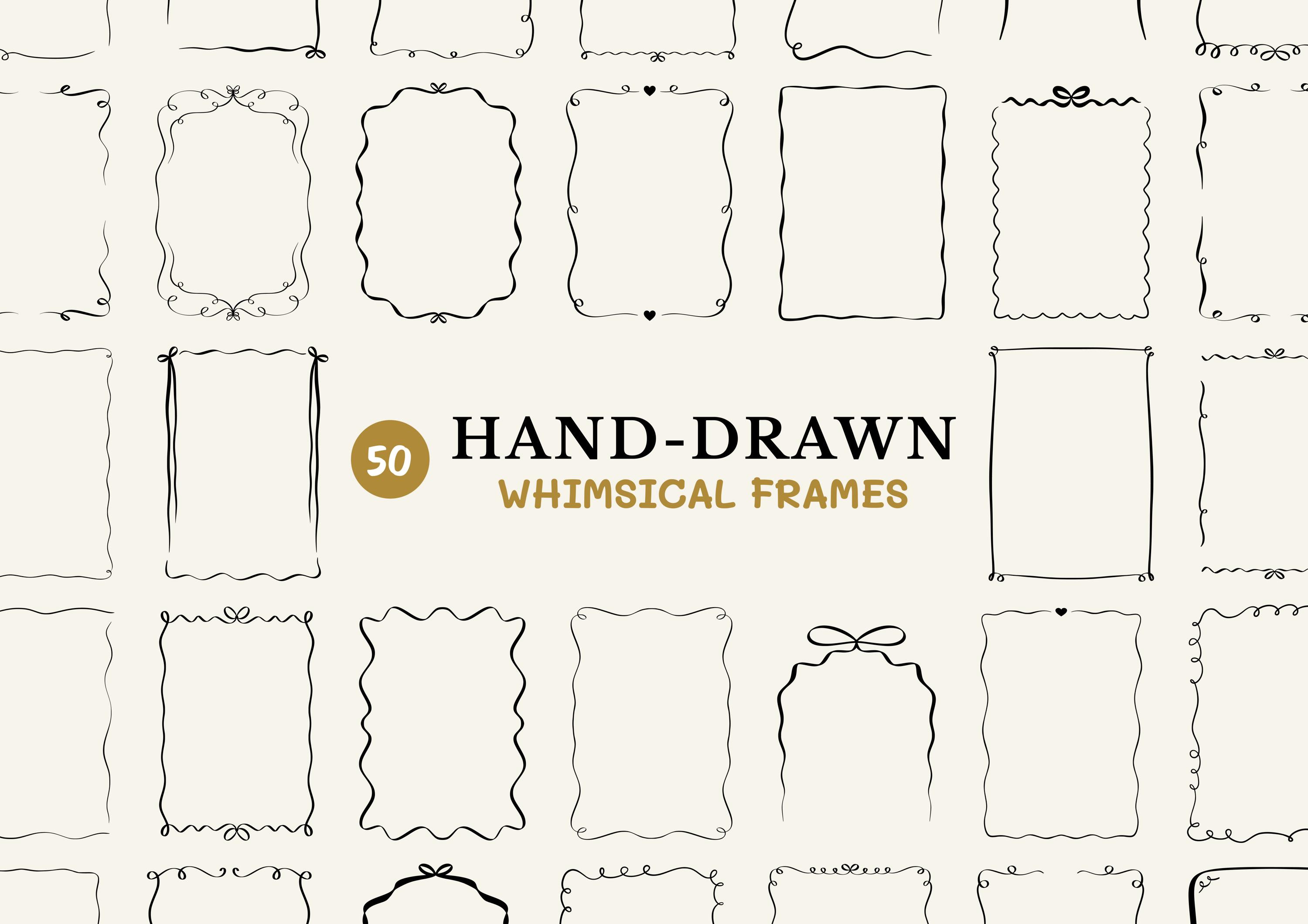 Hand Drawn Borders And Frames