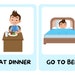 Daily Routine Verbs Flashcards Digital Download GIFT Colors PDF - Etsy