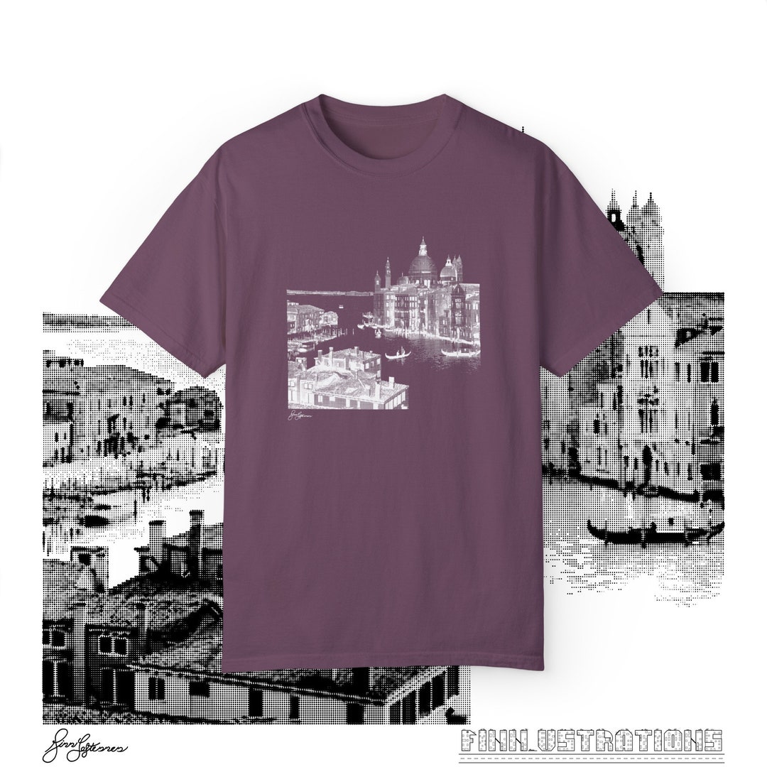 Venice, Italy Cityscape Apparel (03 of 03) | Italian T-shirt ...