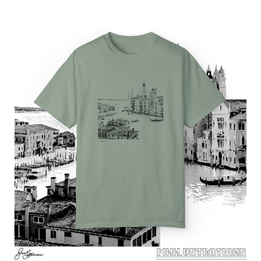 Venice, Italy Cityscape Apparel (03 of 03) | Italian T-shirt ...