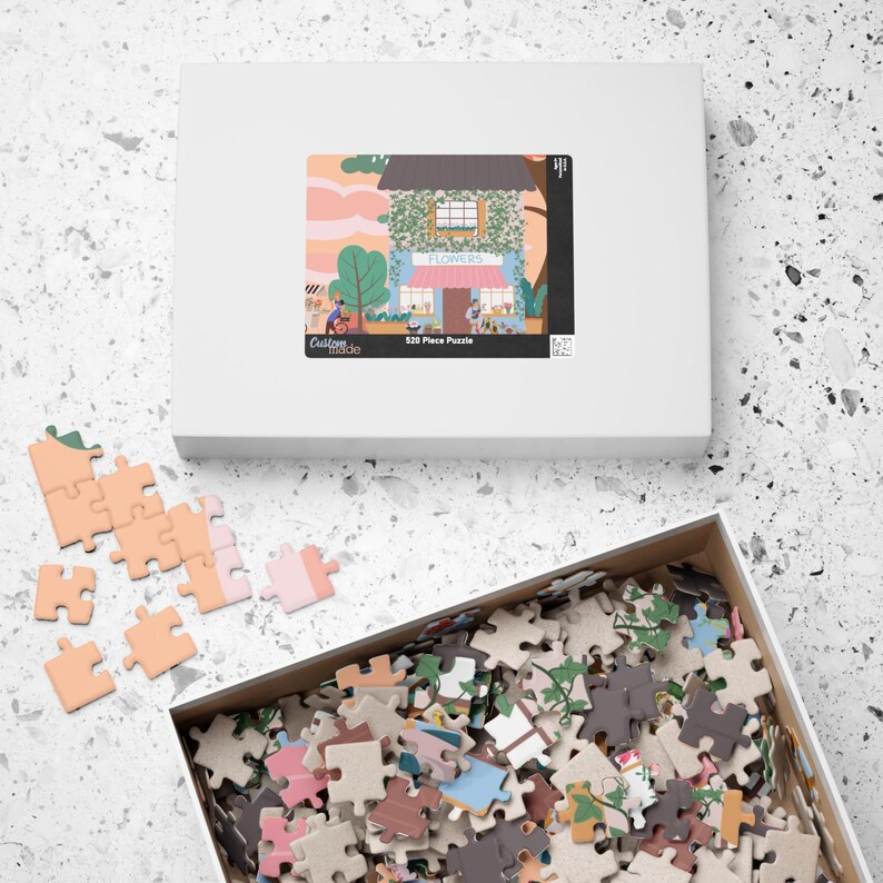Floral Shop Puzzle ( 520, 1014-piece) - Etsy