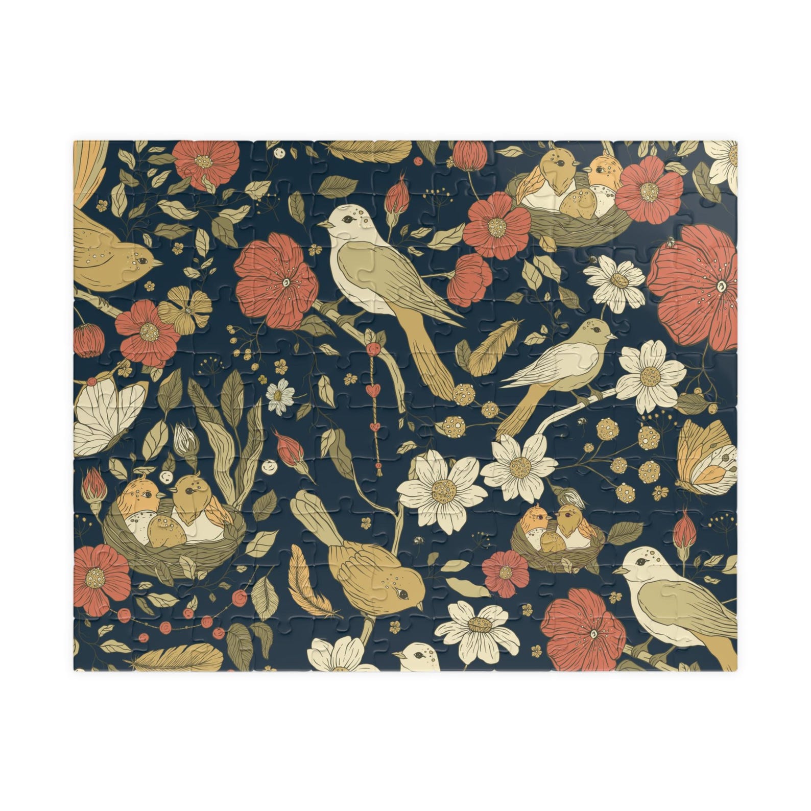 Vintage Bird Puzzle (110, 252, 520, 1014-piece) - Etsy