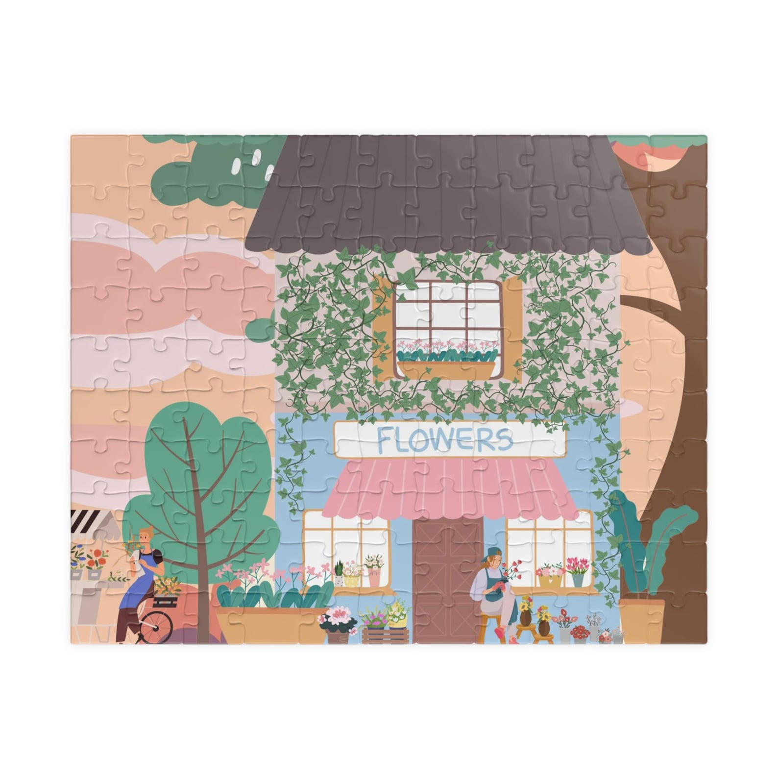 Floral Shop Puzzle ( 520, 1014-piece) - Etsy