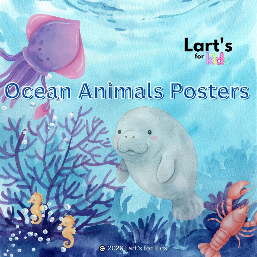 16 Ocean Animals Posters | Bilingual English/spanish Sea Creatures ...