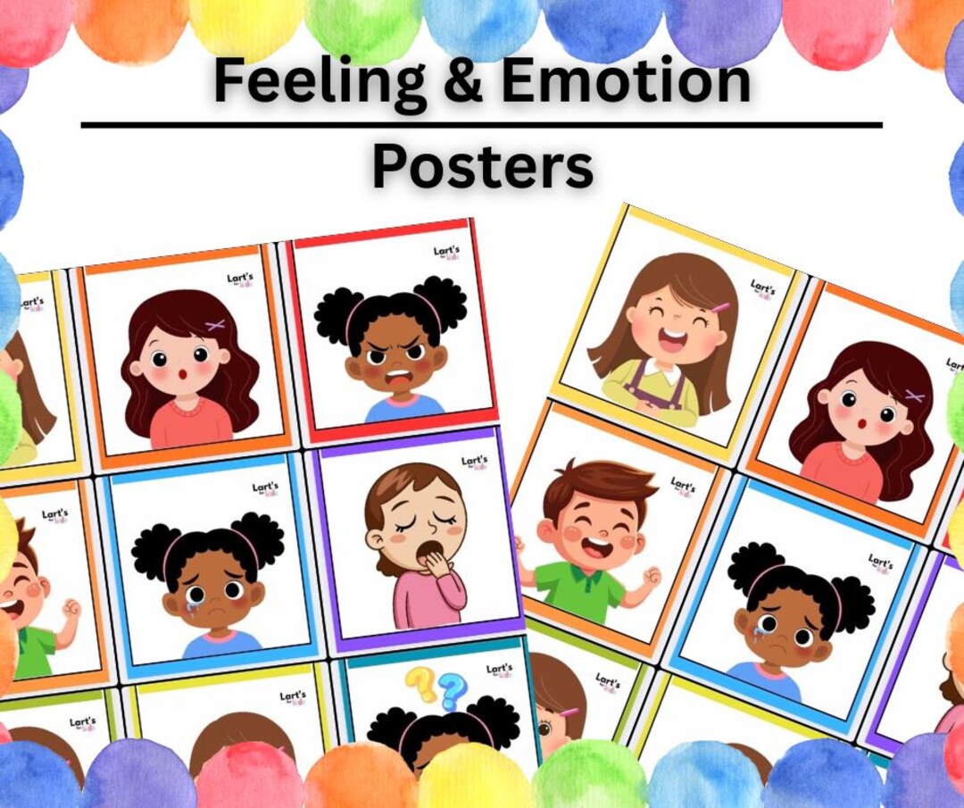 Feeling & Emotional Posters | Social Emotional Learning - Etsy