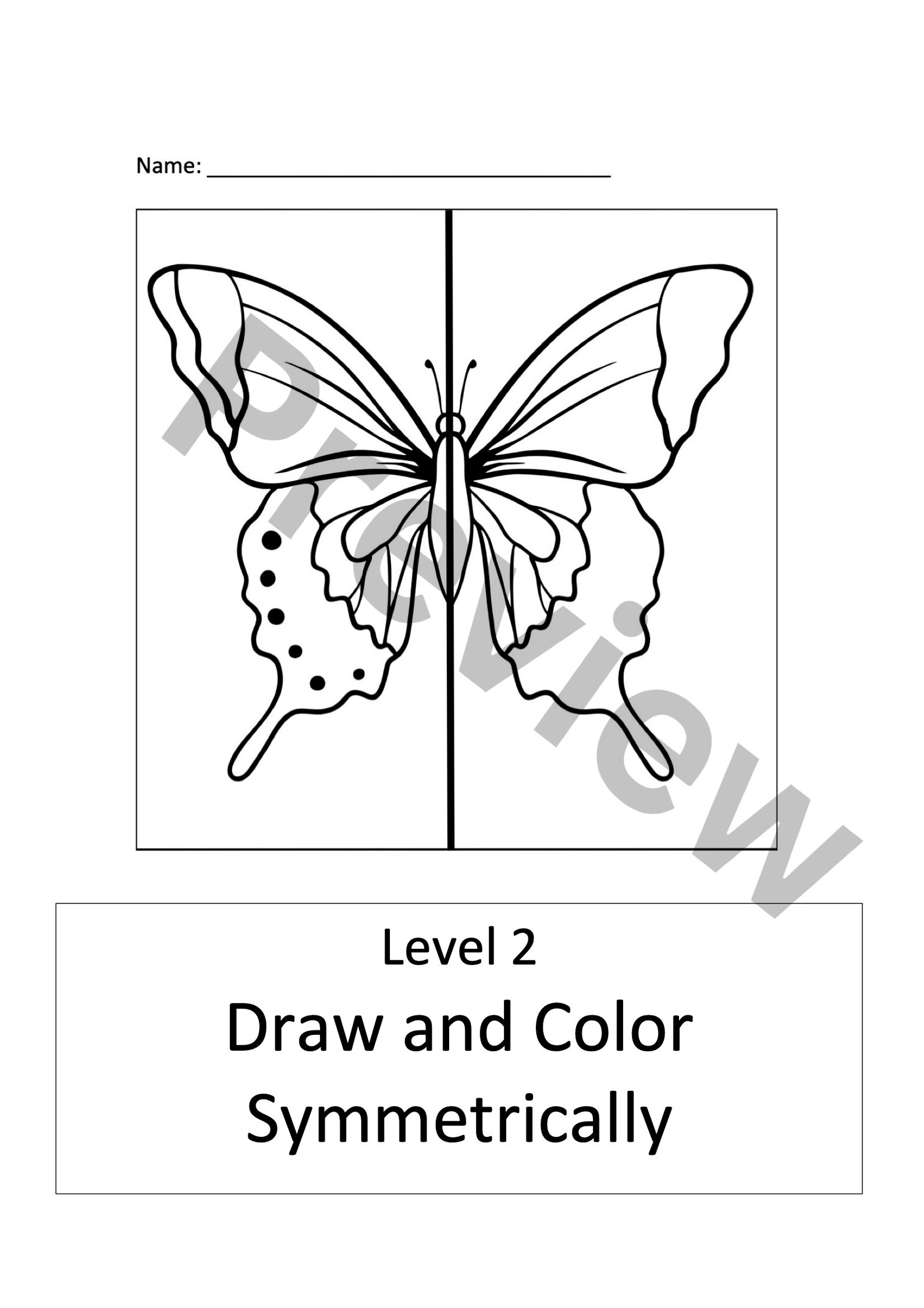 Interactive Symmetry Drawing Activity: Explore Grassland Insects ...