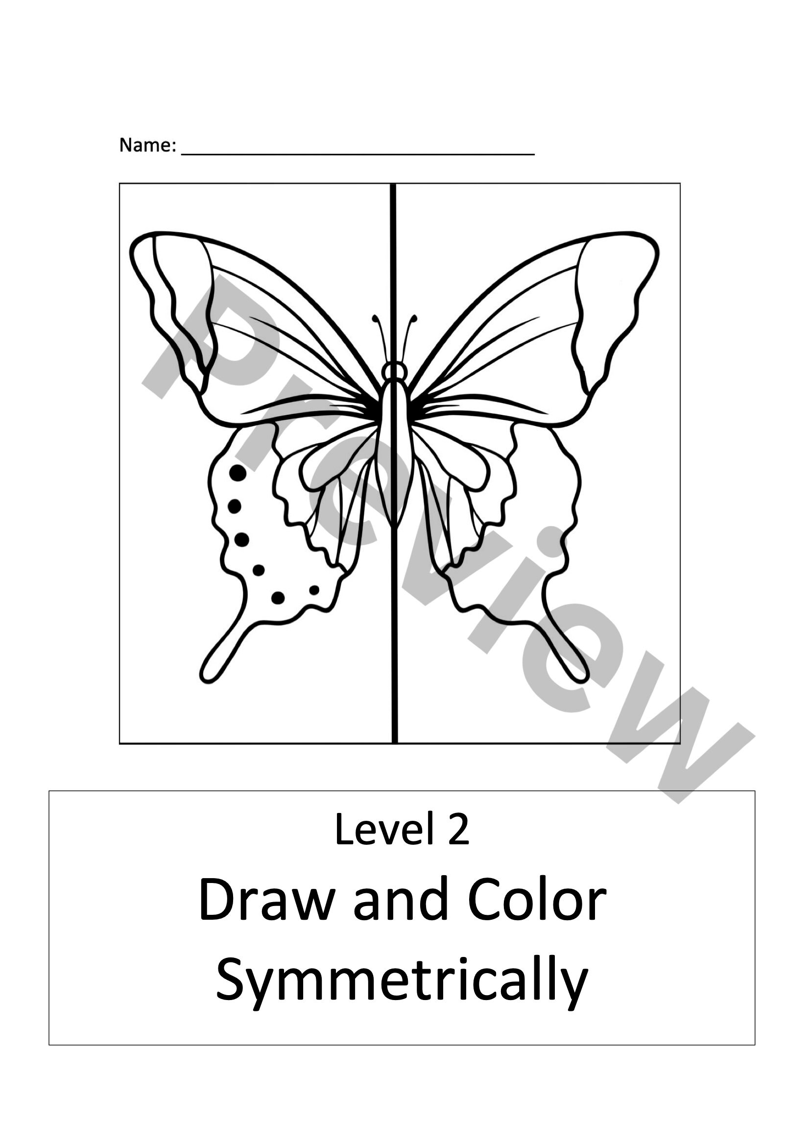 Interactive Symmetry Drawing Activity: Explore Grassland Insects ...