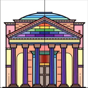 Interactive World Wonders Pack 4 Lines of Symmetry Drawing Activity ...
