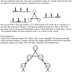 Series and Sequences - Tower of Hanoi - Math Project/ Summer Math ...