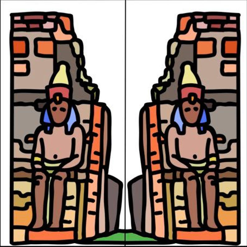 Interactive World Wonders Pack 4 Lines of Symmetry Drawing Activity ...