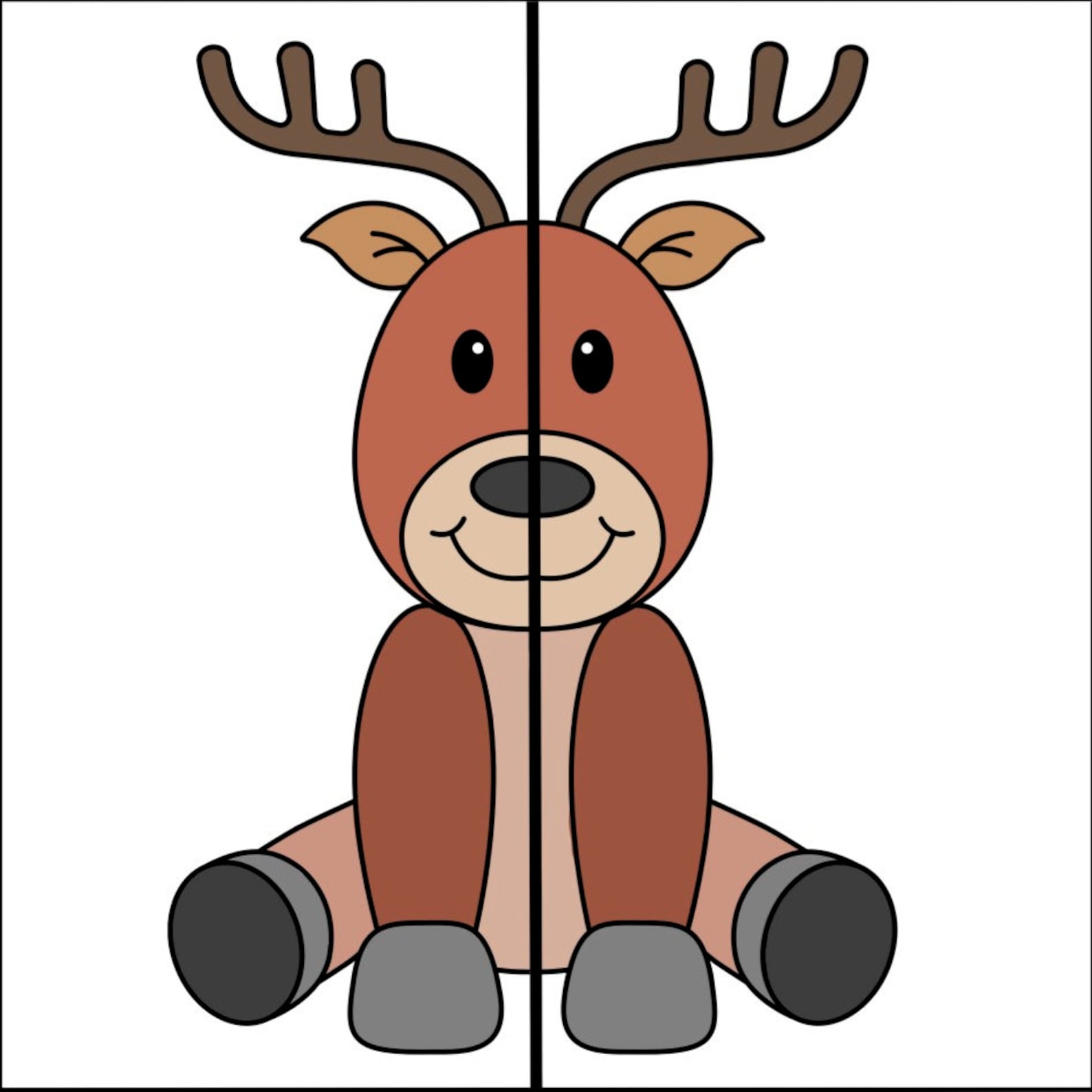 Interactive Symmetry Drawing Activity: Explore Woodland Animals ...