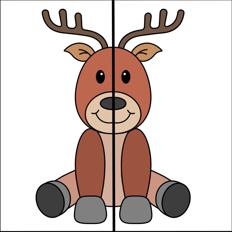 Interactive Symmetry Drawing Activity: Explore Woodland Animals ...